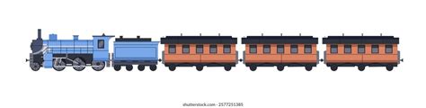 Passenger Train Side View