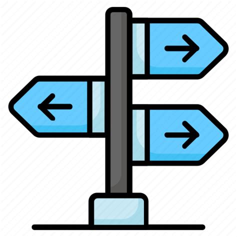 Signpost Guidepost Direction Information Signboard Guide Arrows Icon Download On Iconfinder