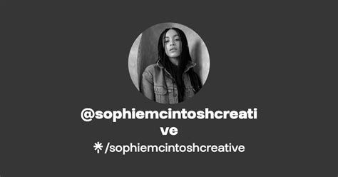 sophiemcintoshcreative | Twitter, Instagram, TikTok | Linktree