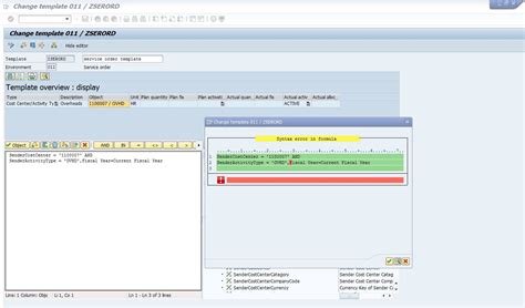 Overhead Allocation Through Template SAP Community