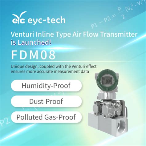 Fdm08 Venturi Inline Type Air Flow Transmitter Is Launched