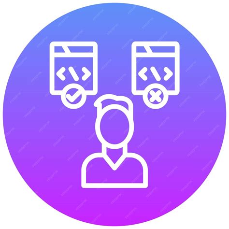 Premium Vector User Acceptance Testing Vector Icon Illustration Of Quality Assurance Iconset