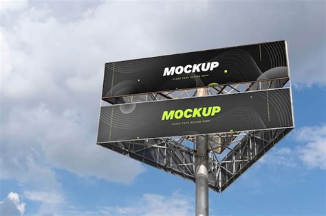 판촉을 위한 거리 광고판 목업 프리미엄 Psd 파일 판촉을 위한 거리 광고판 목업 프리미엄 Psd 파일