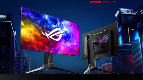 Asus Releases Rog Swift Oled Pg Aqdm An Endgame P Oled Gaming Monitor With Hz