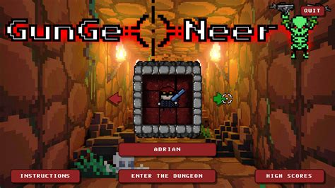 Github Adrianmargaritgungeoneer 2d Roguelike Game Gungeoneer Is A