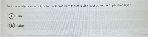 Solved Protocol Analyzers Can Help Solve Problems From The