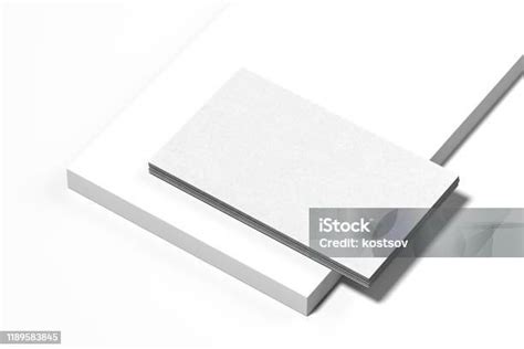 흰색 쇼케이스 3d 렌더링에 설정 된 흰색 빈 명함의 닫습니다 빈 공간입니다 공간을 복사합니다 공란에 대한 스톡 사진 및 기타 이미지 Istock