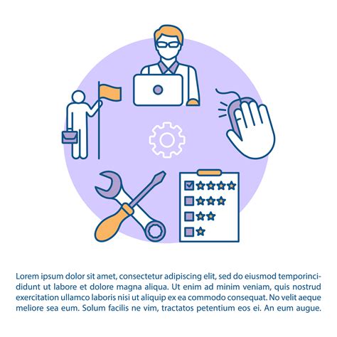 Software Testing Roles Article Page Vector Template 3640230 Vector Art At Vecteezy