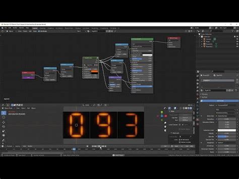 Digital Number As A Shader In Blender Artofit