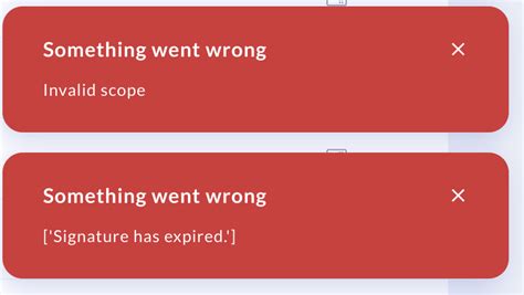 Rasa Enterprise Invalid Scope And Signature Expired Errors Deprecated Rasa X Community
