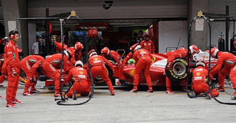 F1 페라리 피트스톱은 우리가 최고