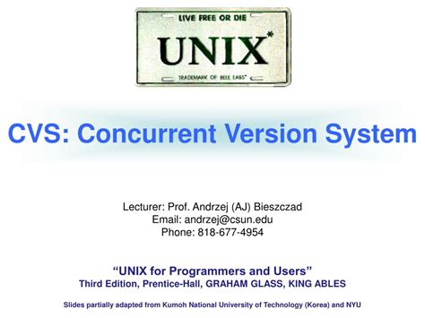 PPT CVS Concurrent Version System PowerPoint Presentation Free Download ID