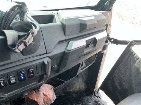 Polaris Ranger Xp1000 Dual Overhead Cam 821 Miles Runs Good Kaufman Realty And Auctions