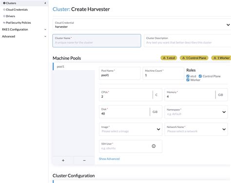 Harvester Cluster Create Form Error Breaks Ui · Issue 5373 · Rancher