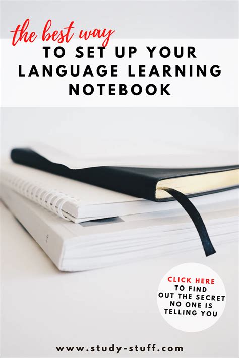 The Best Language Learning Notebook Ideas Learning Languages Tips