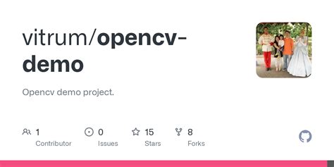 Github Vitrum Opencv Demo Opencv Demo Project