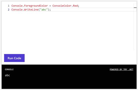 console colors · issue 327 · dotnet try · github
