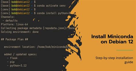 how to install miniconda on debian 12