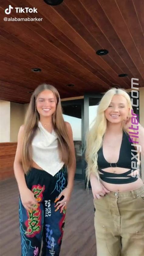 Sweet Alabama Barker Shows Cleavage In Cute Black Bra And Bouncing