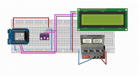 Connecting ESP To A BMP Sensor And LCD