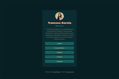 Frontend Mentor Social Links Profile Css And Bootstrap Coding Challenge Solution