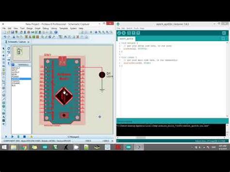 Video Cara Memprogram Arduino Di Proteus