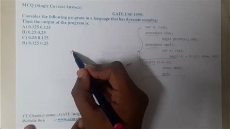 Gate Cse 1999 Q C Programming Data Structure Gate Insights