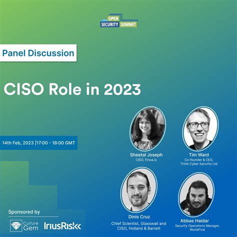 Open Security Summit Cic On Linkedin Oss2023 Security Ciso Cybersecurity