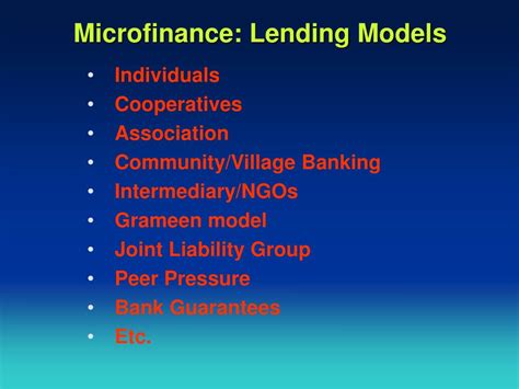 PPT Microfinance PowerPoint Presentation Free Download ID