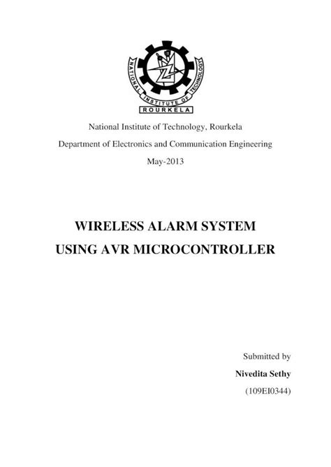 pdf wireless alarm system using avr microcontroller …ethesis nitrkl