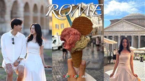 Vlog 로마 브이로그 🇮🇹4박5일 꽉채운 J와p여행 💒콜로세움스냅•바티칸투어•판테온•트레비분수•3대커피•미쉐린가이드
