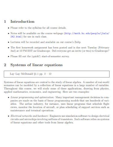 Linear Equations Examples Formula How To Solve Pdf