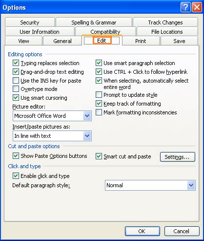 Show Or Hide Paste Option Icon In Word