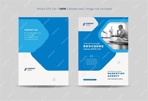 브로셔 표지 디자인 또는 연례 보고서 및 회사 프로필 표지 또는 소책자 및 카탈로그 표지 프리미엄 벡터