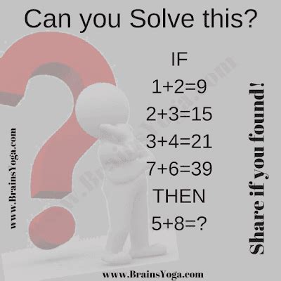Logical Reasoning Brain Teasers IQ Puzzle Questions