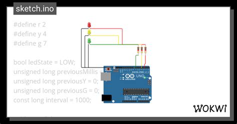 15 12 2023 Blink Without Delay Wokwi ESP32 STM32 Arduino Simulator