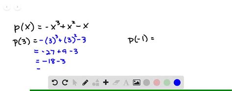 SOLVED Find P 3 And P 1 For Each Function P X X 3 X 2 X