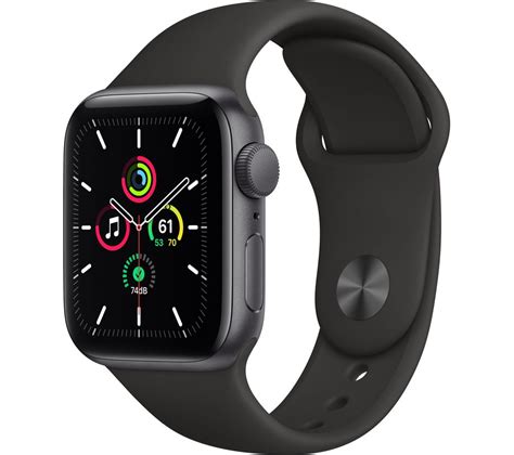Buy APPLE Watch SE - Space Grey Aluminium with Black Sports Band, 40 mm ...