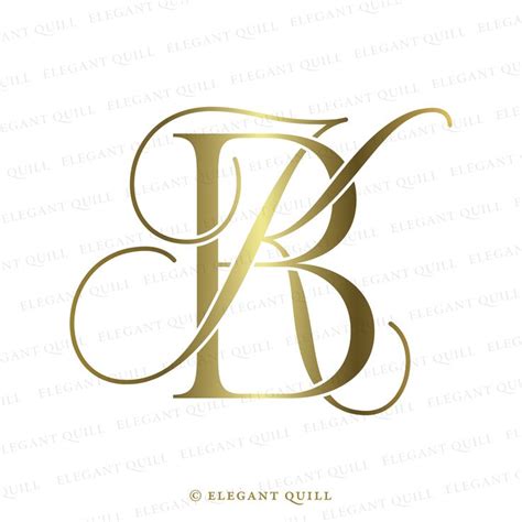 Feminine Logo Kb Initials Arte