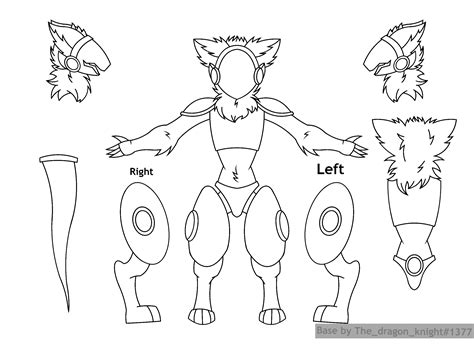 Ftu Protogen Art Base By Me By Thedragonkn1ght On Deviantart