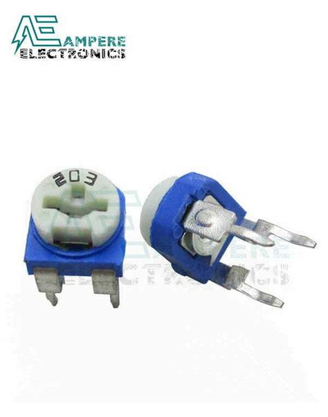 1Mohm Trimmer Pot Top Adjust Flux Electronix