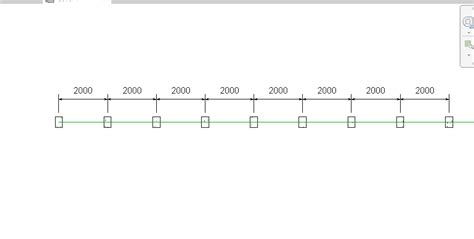 solved placing families structural columns on a line with a specific
