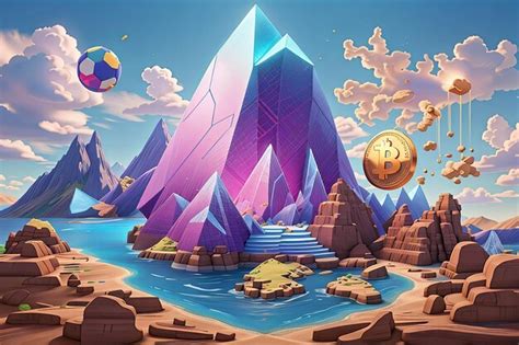 Premium Ai Image 3d Etherium Nft Cryptocurrency Graphic Chart