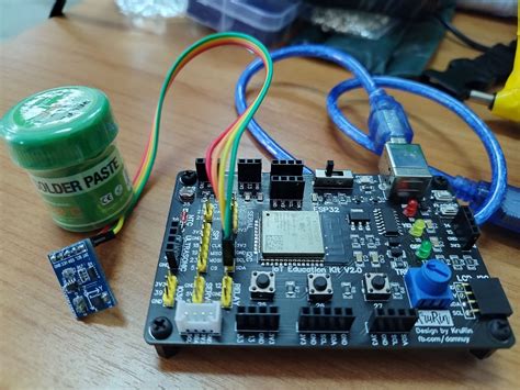 บทที่ 22 esp32 อ่านค่าเซนเซอร์โน้มเอียง mma7660 accelerometer sensor