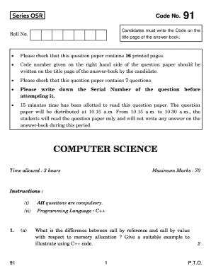 Fillable Online Senior Babe Certificate Examination CBSE Fax Email Print PdfFiller