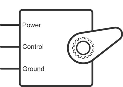 Servo Motor Schematic Symbol Wiring Diagram