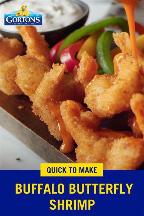 Spicy Buffalo Shrimp Recipe | Gorton's Seafood | Recipe | Buffalo ...