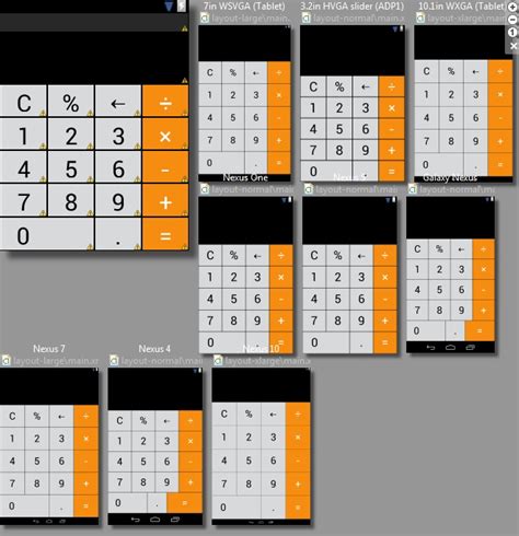Java How To Make Layout For Nexus4 And Galaxy Nexus Separately