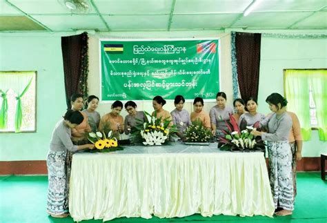 ရခိုင်ပြည်နယ် မောင်တောမြို့ အမျိုးသမီးအိမ်တွင်းမှုသက်မွေးပညာသင်တန်းက