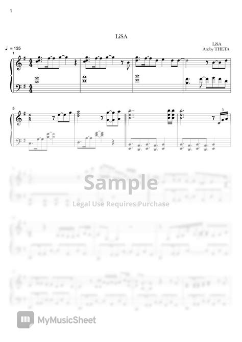 Lisa Gurenge แผ่น By Theta Piano